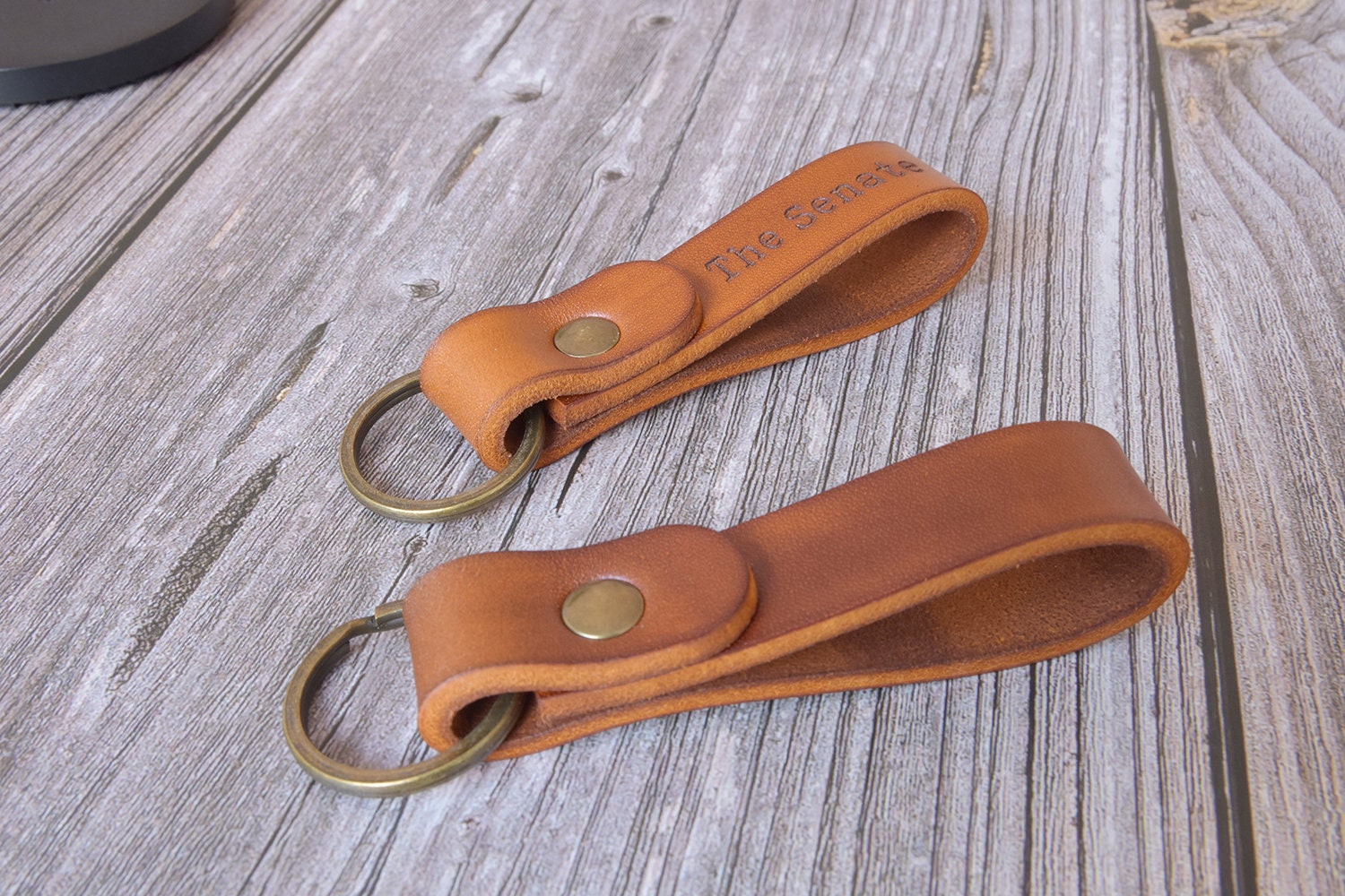 Mens Keychain Handmade Leather Keychain Personalized Key - Etsy Singapore