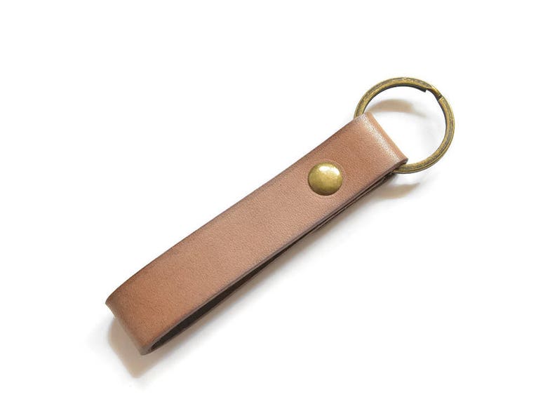 Leather Keychain, Key Chain, Name Keychain, Personalized Leather Gift ...