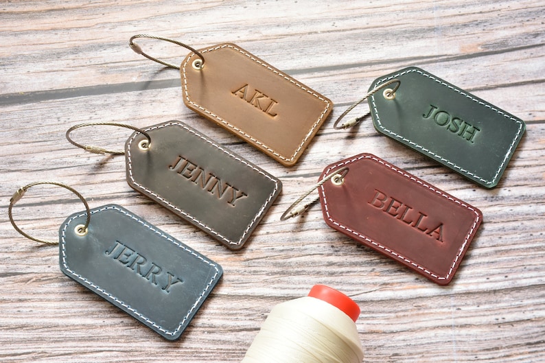 Luggage Tags Handmade Luggage Label Custom Luggage Tags Bag - Etsy