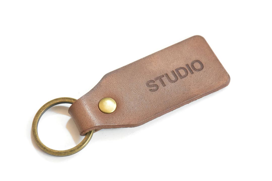 Key Tag, Womens Keychain, Personalized Key Chain, Leather Key Fob, Key ...