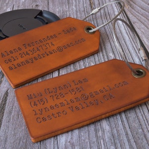 Luggage Tags, Handmade Luggage Label, Custom Luggage Tags, Bag Tags ...