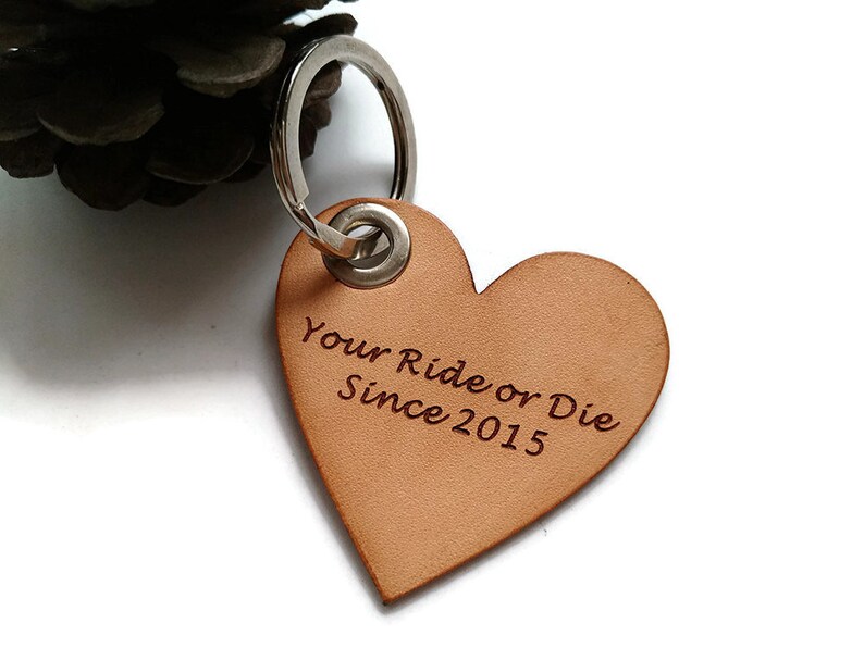 Personalized Leather Keychain for Women Key Chain - Etsy