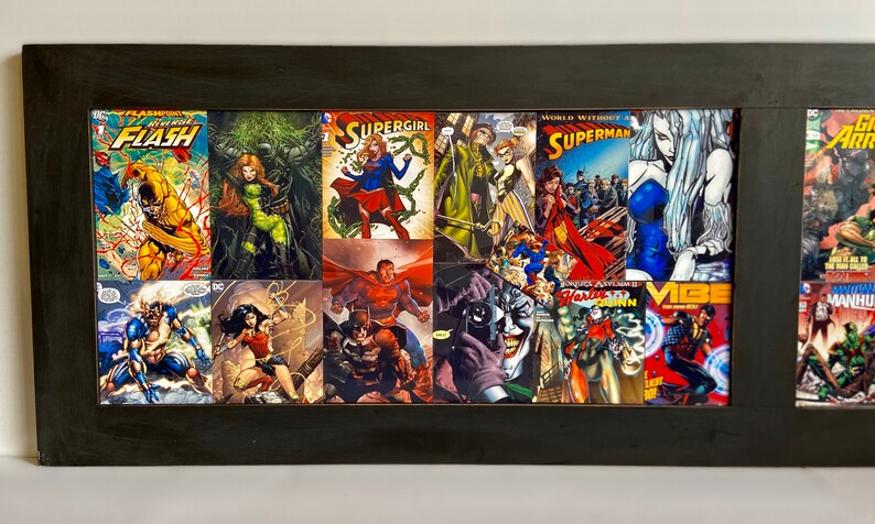 DC Comic Wall Art Collage Comic Art Decoupage Comic Book - Etsy