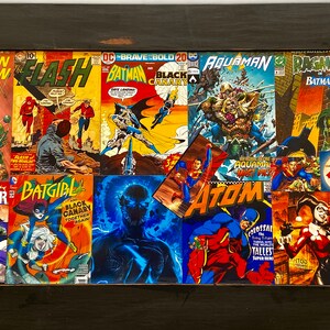 DC Comic Wall Art| Collage Comic Art, Decoupage Comic Book, Framed ...
