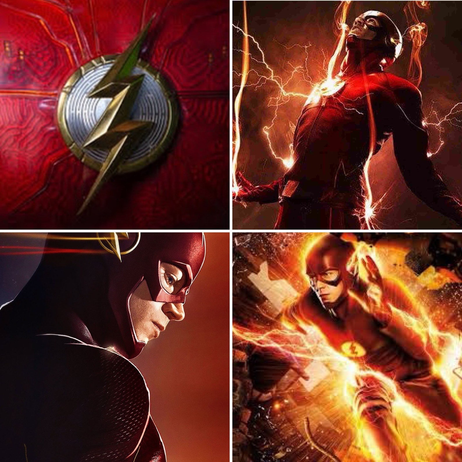 The Flash Decor Superhero Decor DC Comic Book Art Tile | Etsy