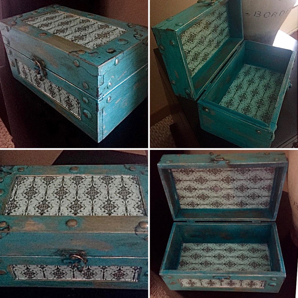 Decorative Box Decoupage Box Gift Box Greeting Card | Etsy