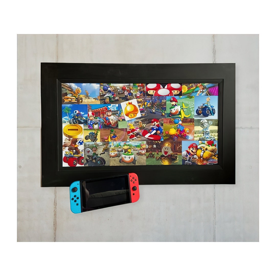 Mario Kart Collage Art Print: Epoxy Resin Game Room Decor - Etsy