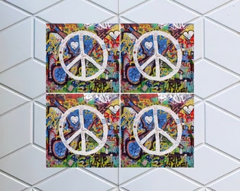 Resin Peace Sign - Etsy