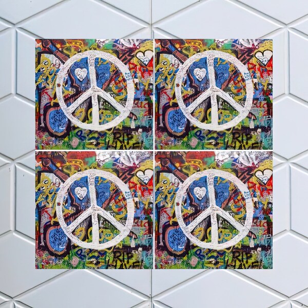 Pottery Peace Sign - Etsy