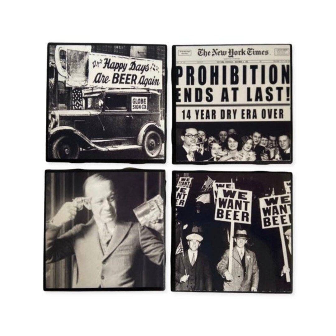 Coasters | Prohibition Era Decor, We Want Beer, Man Cave Art, Beer ...