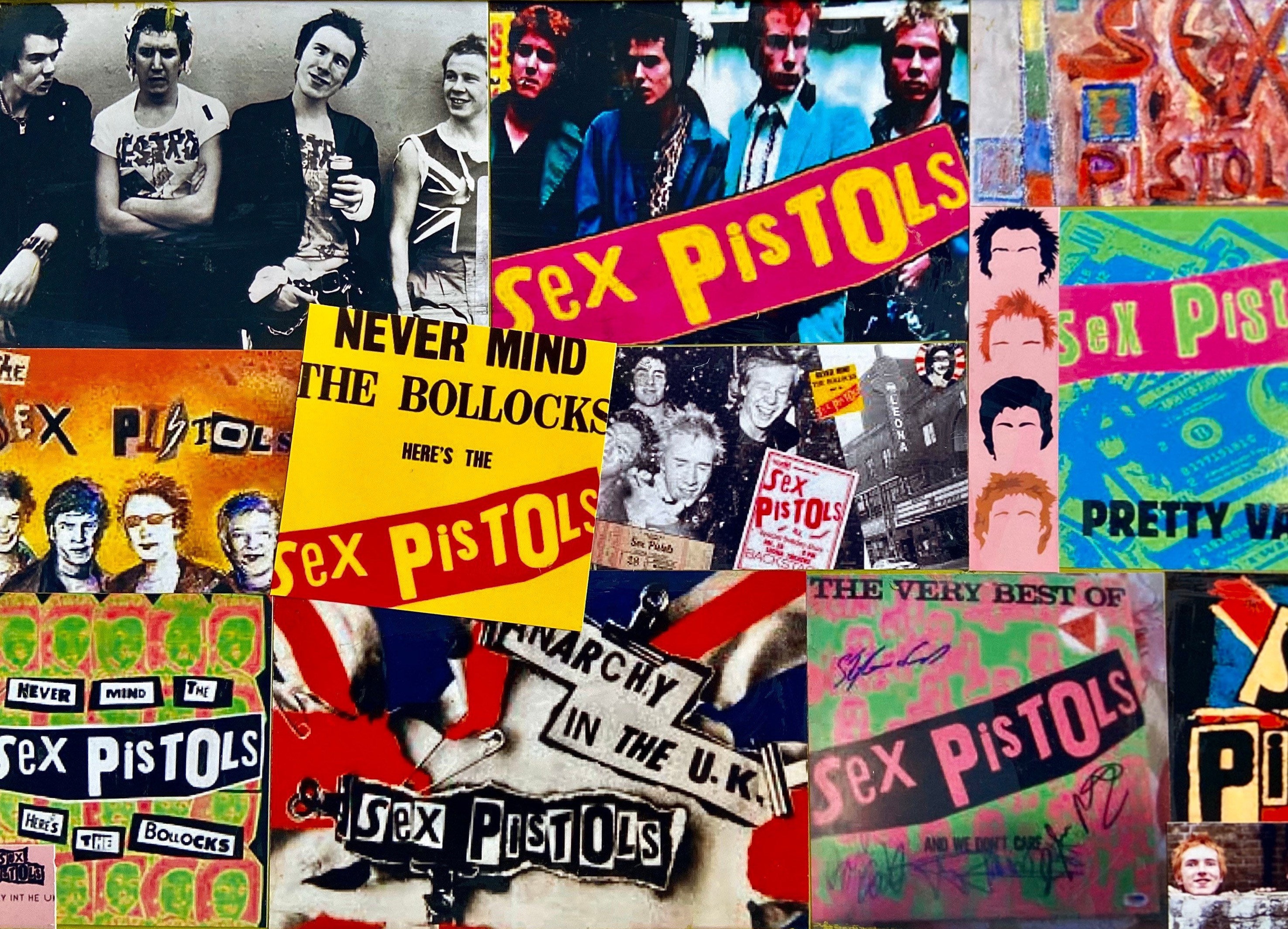The Sex Pistols Wall Art Punk Rock Art Punk Rock Sign Etsy