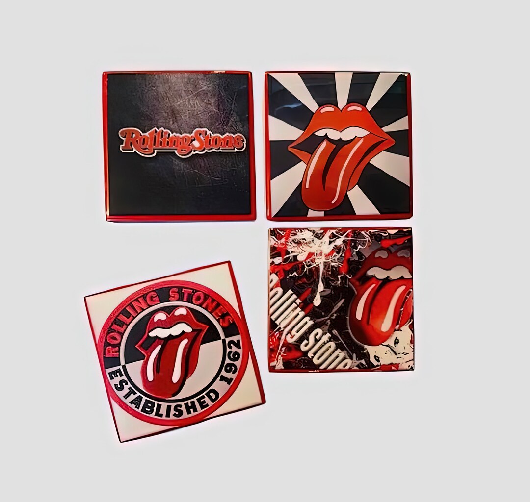 The Rolling Stones Coasters | Album Coasters, Coasters, Music Coasters ...