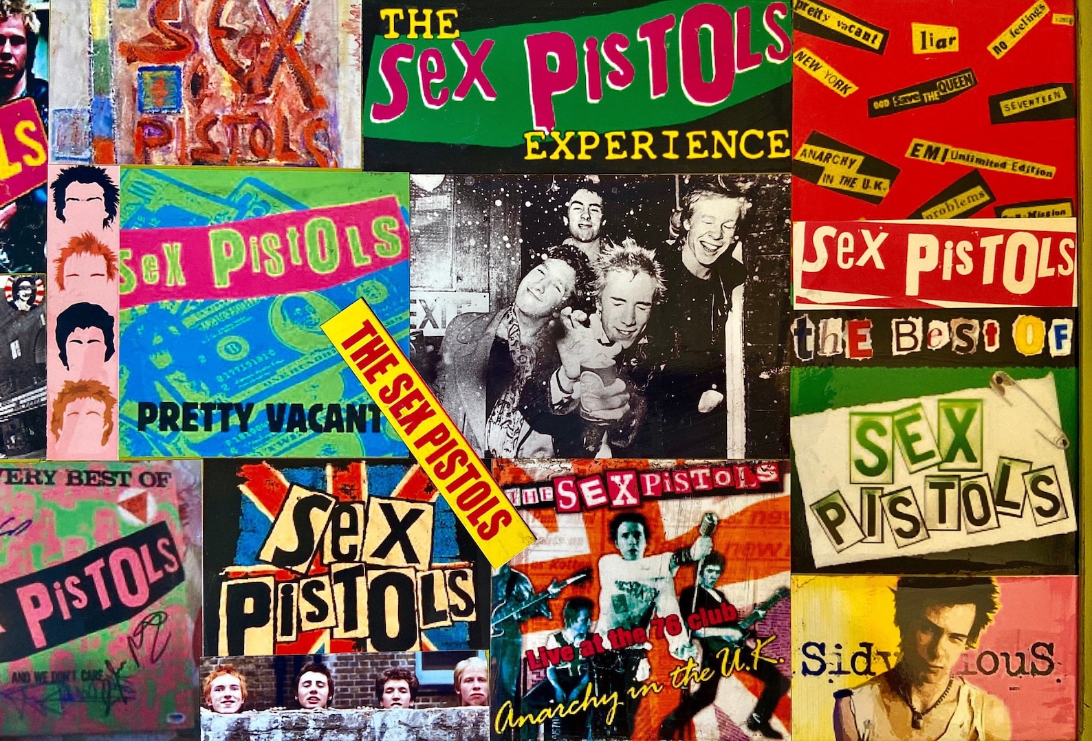 The Sex Pistols wall art punk rock art punk rock sign | Etsy