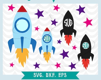 Rocket ship svg | Etsy