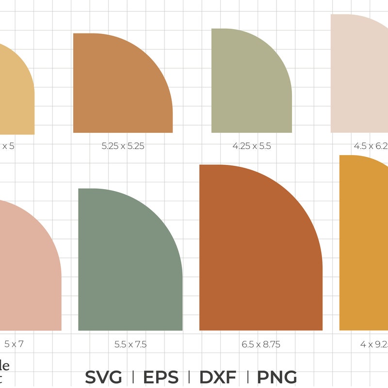 Half Arch Svg - Etsy