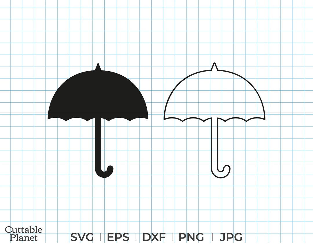 Umbrella Svg, Dxf, Eps, Png, Jpg, Umbrella Svg Image, Umbrella Png ...