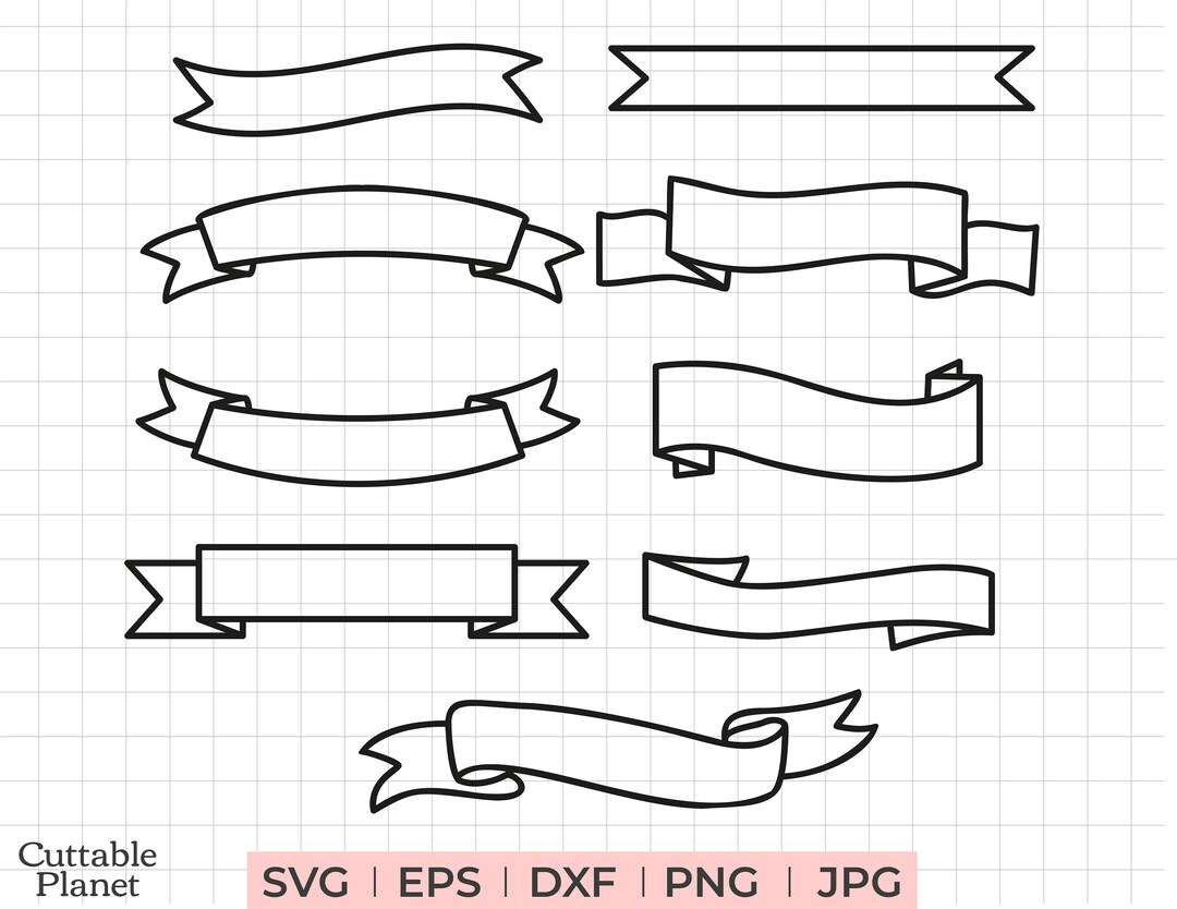 Esquema de cinta svg, fondo transparente de cinta, cintas vintage ...
