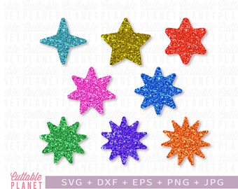 Four Point Star Svg | Etsy