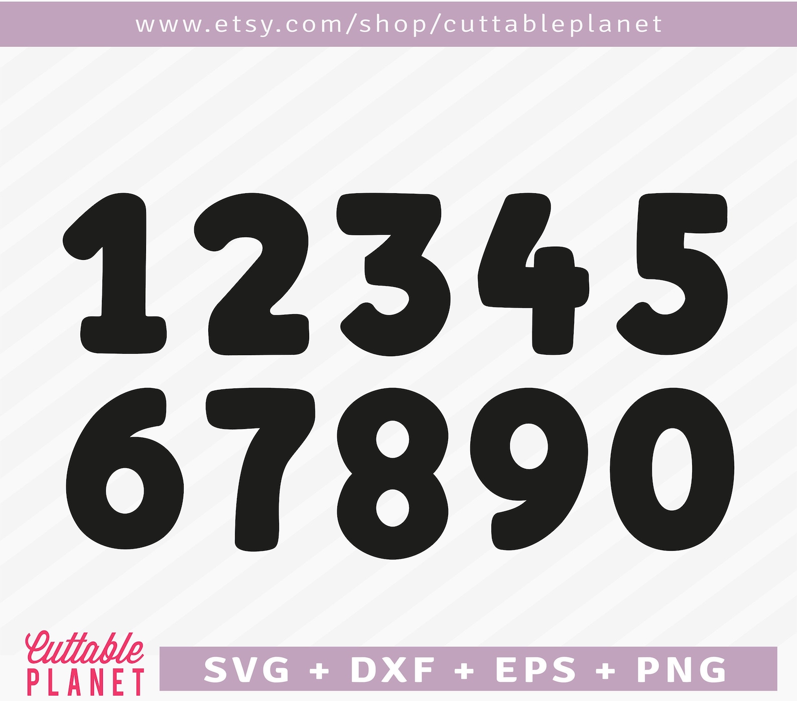 Números negros svg dxf eps png jpg - Etsy México