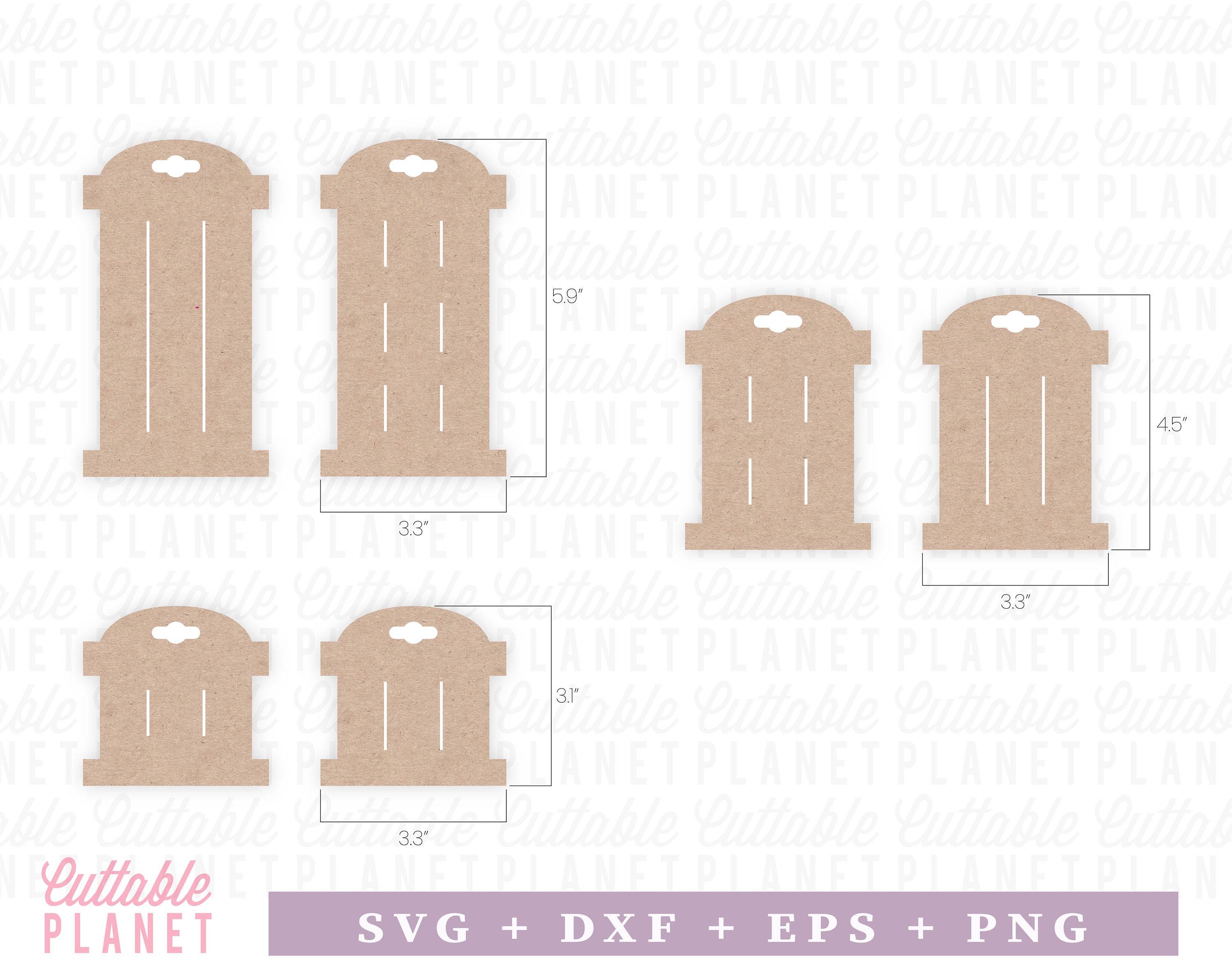 Hair Bow Display Card Template Svg Dxf Eps Png Bow Display - Etsy Australia
