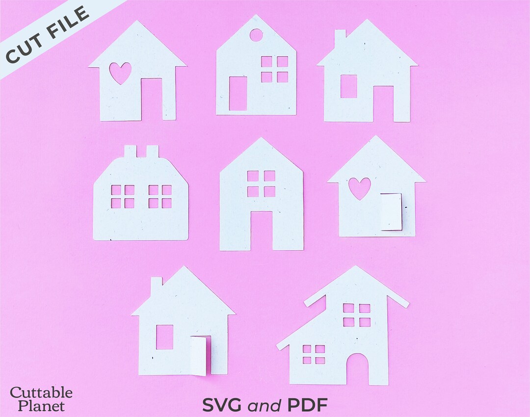 Christmas Houses Svg, Houses Svg Cut Files, House Svg, House Pdf, House ...