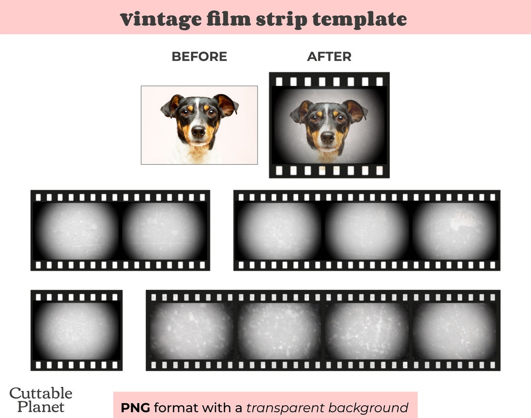Vintage Film Strip Png Format With Transparent Background, Film Strip ...