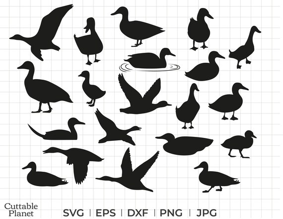 Silueta De Pato Silueta De Pato Tallada Multicapa Pato Tallado En