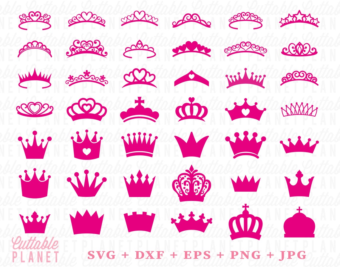Crown Svg Crown Png Crown Bundle Svg Royal Crown Svg - Etsy