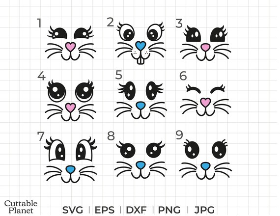 Clipart De Visage De Lapin