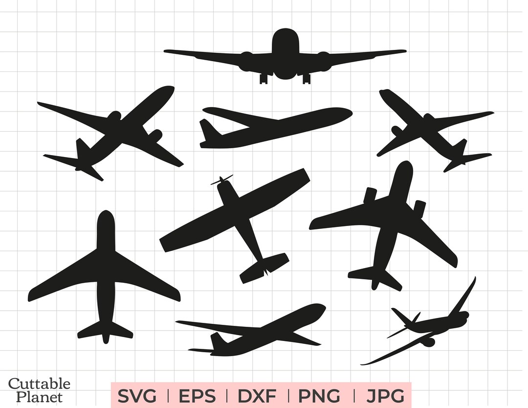 Airplane Svg, Airplane Png, Airplane Silhouette Svg, Aeroplane Svg ...