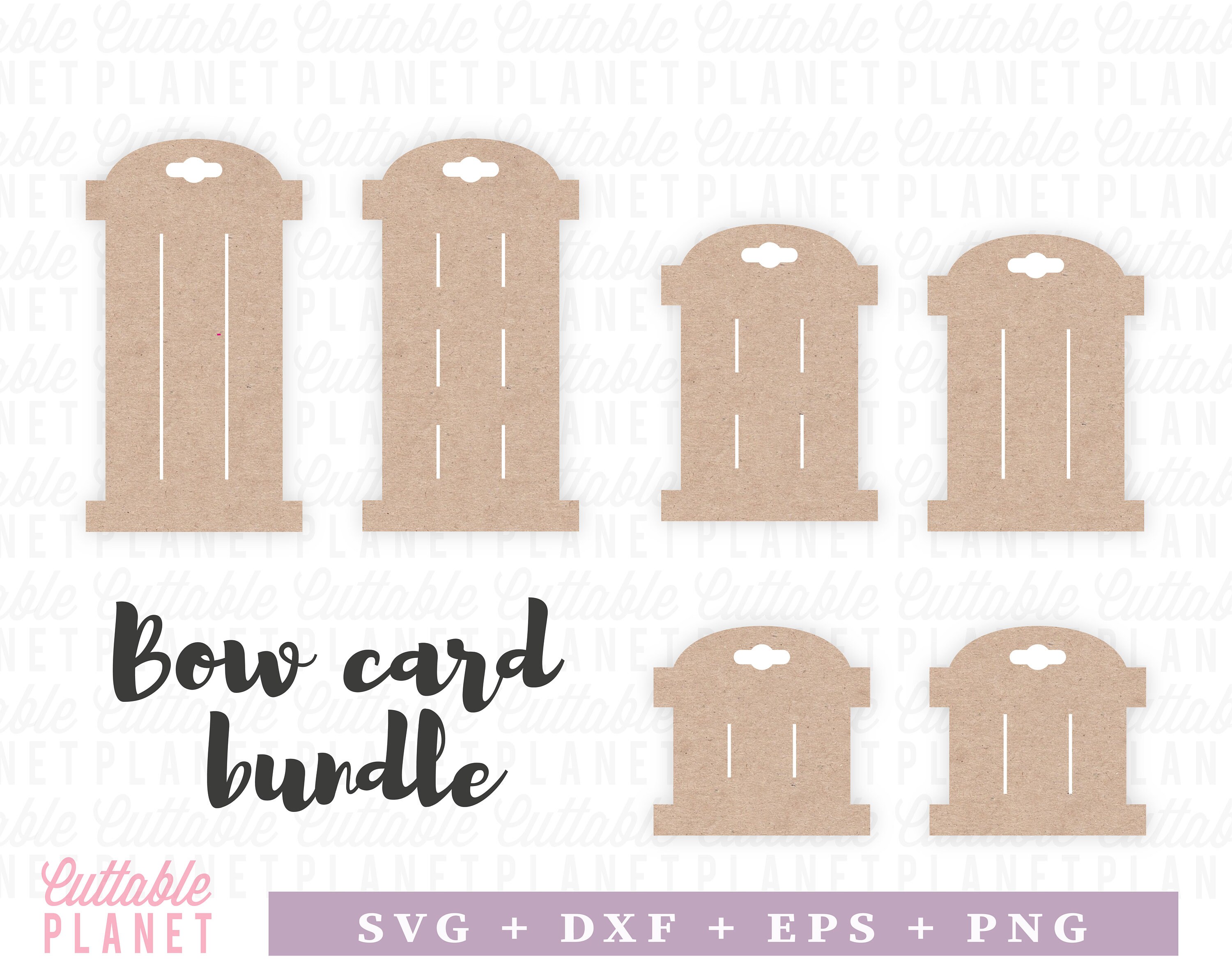 Hair Bow Display Card Template Svg Dxf Eps Png Bow Display - Etsy Australia