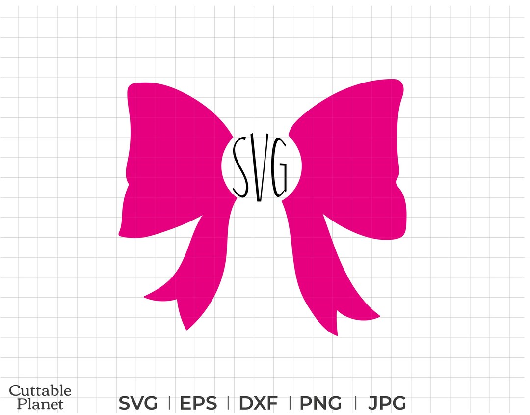 Bow Monogram Png, Monogram Bow Svg, Bow for Cricut, Monogram Bow Svg ...