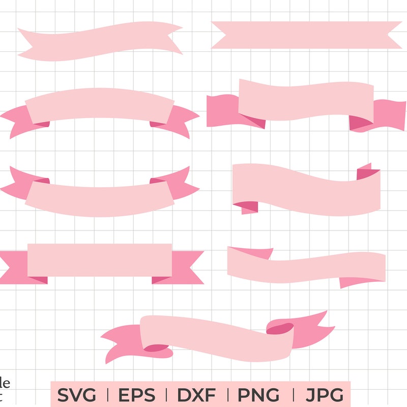 Ribbon Banner Svg - Etsy
