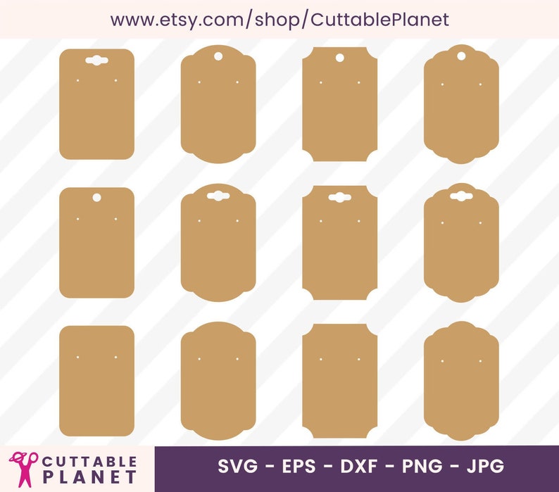 98 Earring Display Card Template Free Download Free SVG Cut Files 
