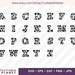 Cow Alphabet Svg, Dxf, Eps, Png, Jpg, Cow Letters Svg, Cow Alphabet ...