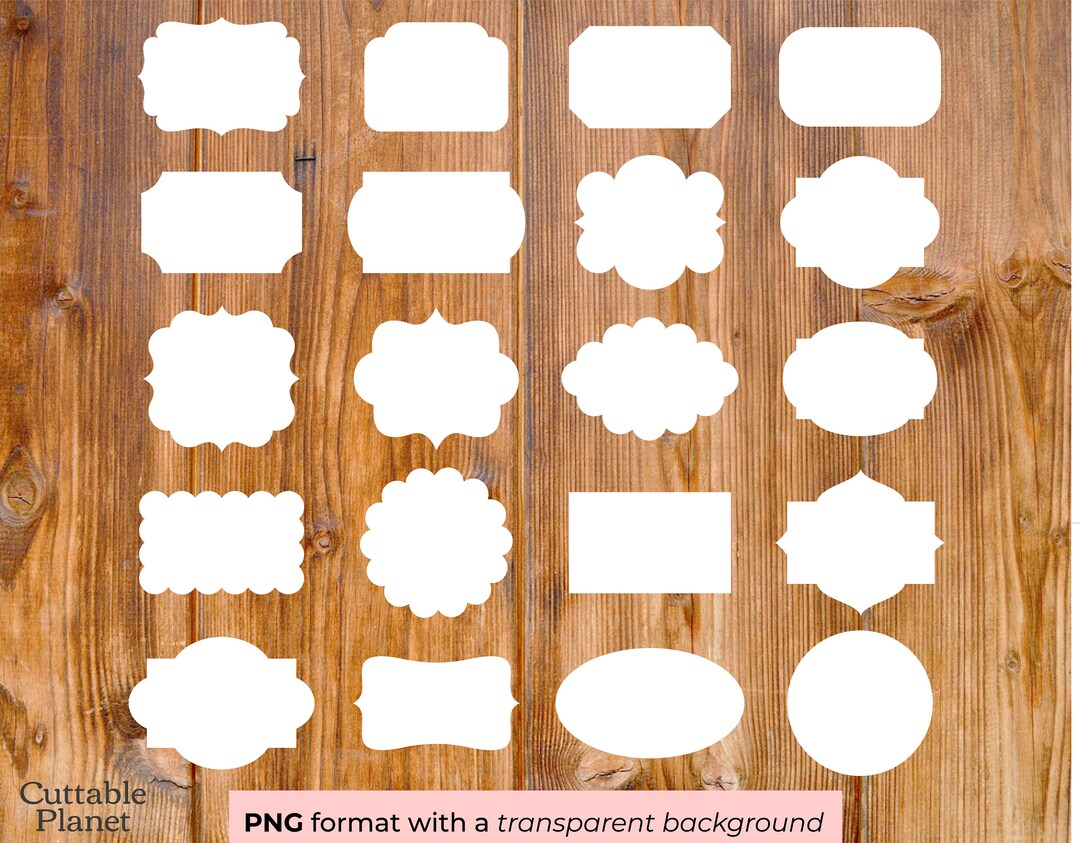 White Label Png, White Frame Png, Vintage White Label Png, Scrapbooking ...