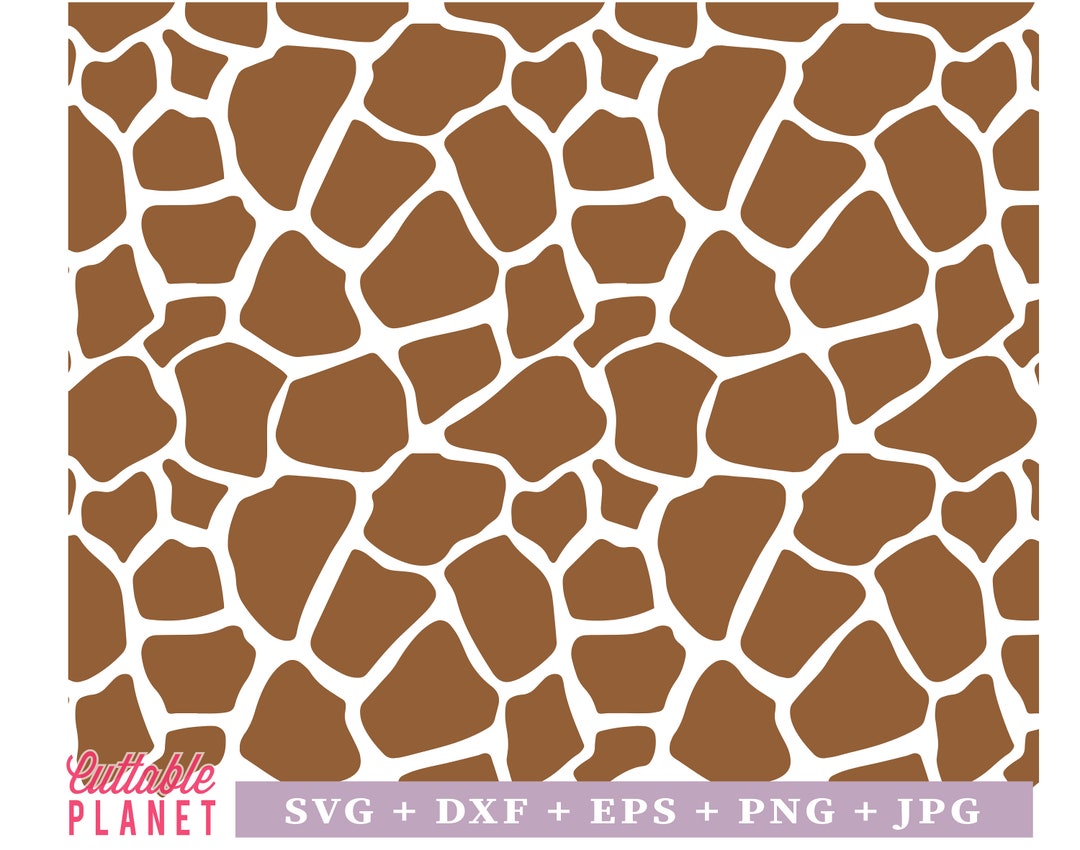 Giraffe Pattern Svg, Dxf, Eps, Png, Jpg, Giraffe Pattern Instant ...
