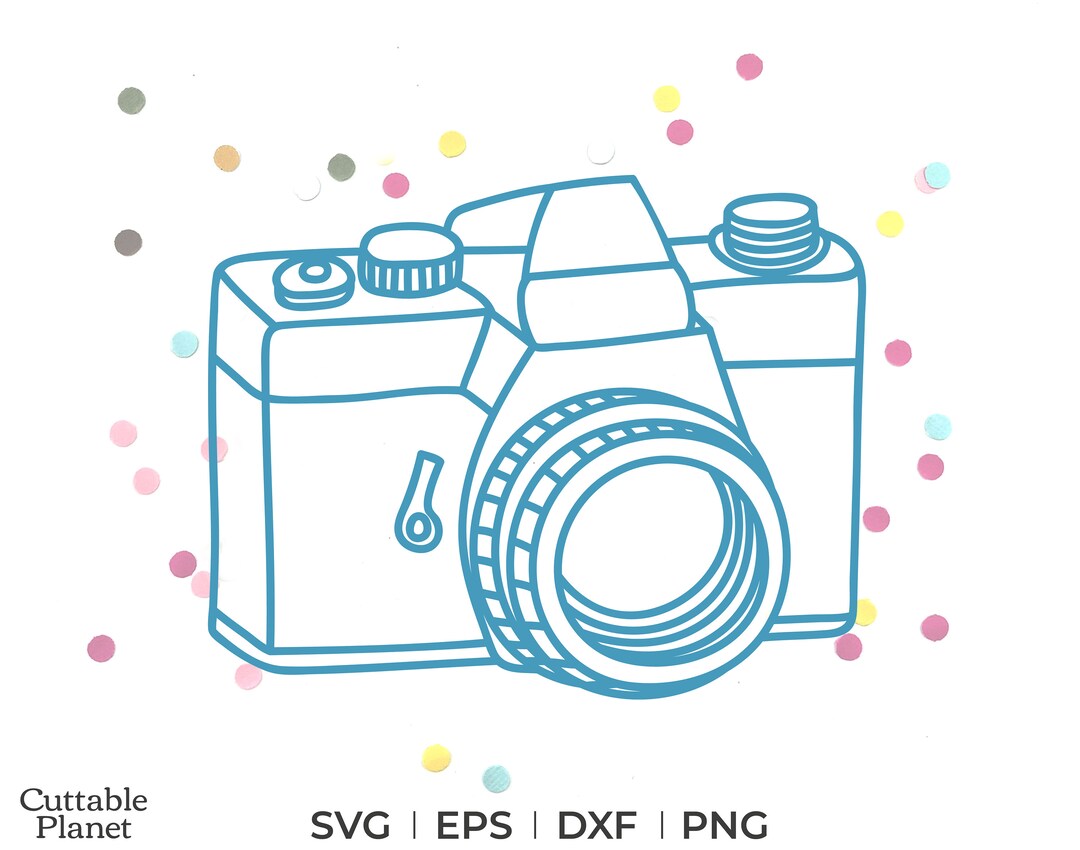Camera Svg, Retro Camera Svg, Dxf, Eps, Png, Vintage Camera Svg, Camera ...