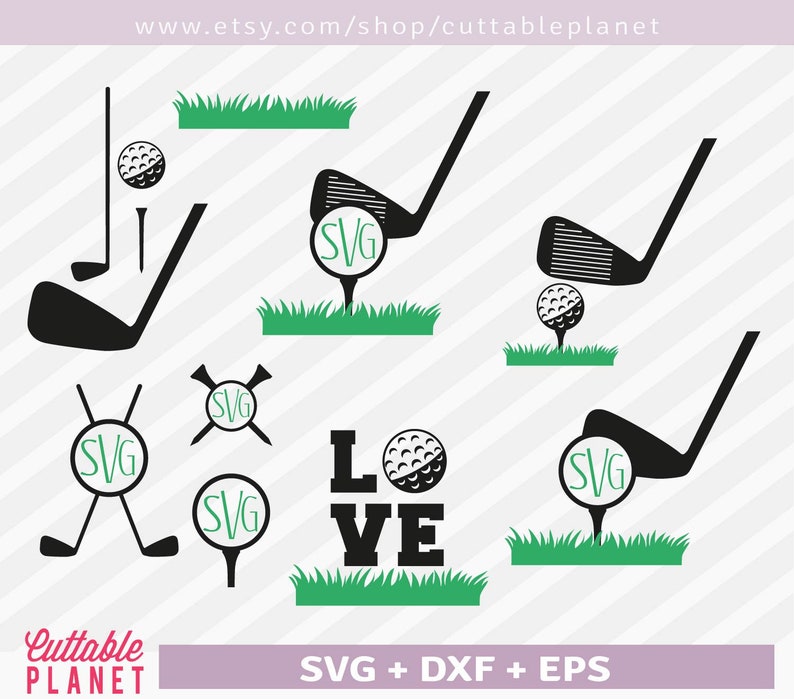 Golf Svg Golf Club Svg Golf Dxf Golf Cutting File Cuttable | Etsy