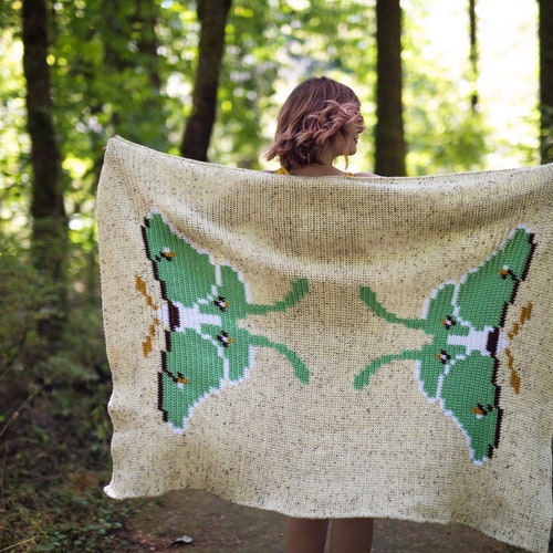 Luna Moth Crochet Pattern - Etsy