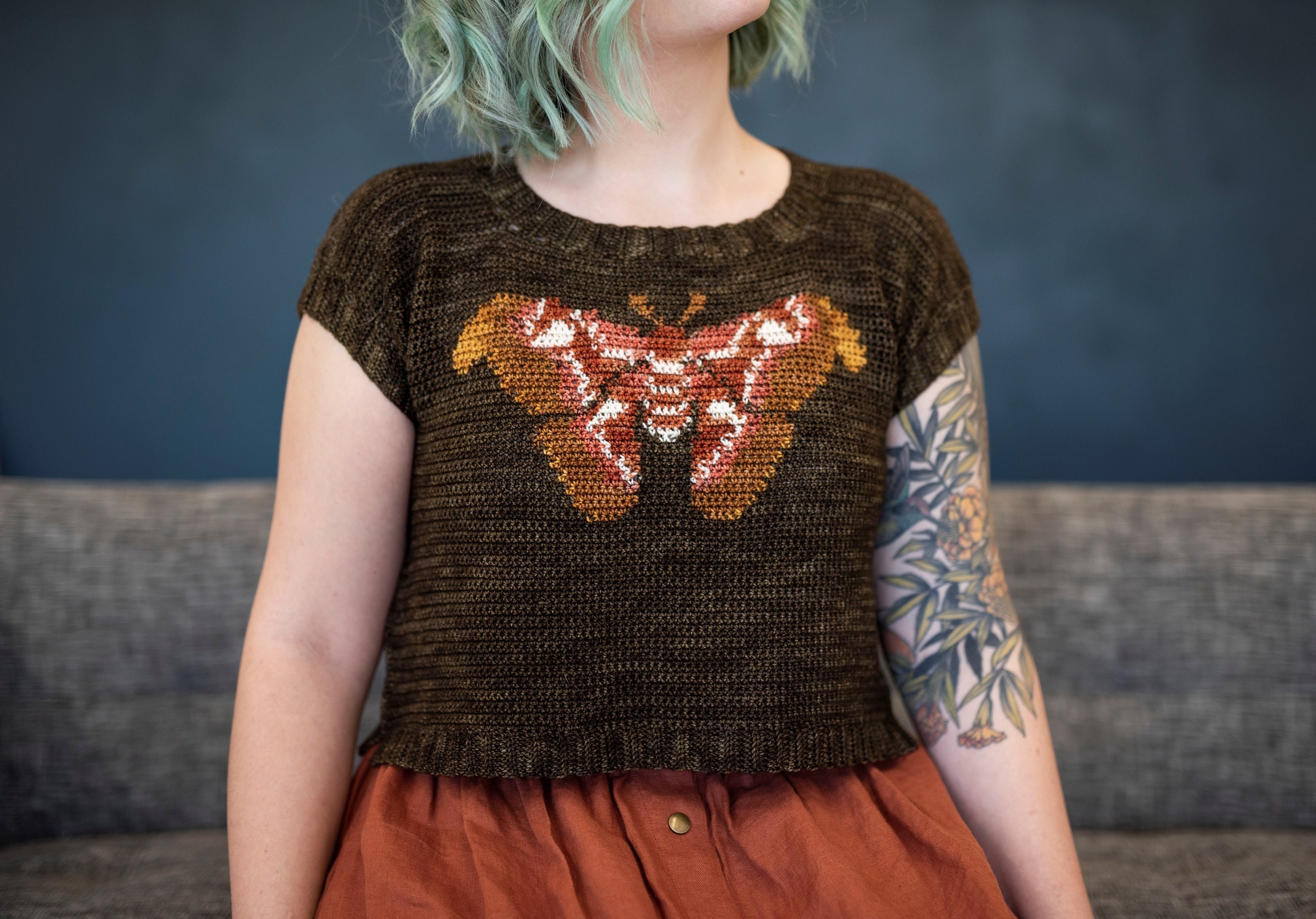 The Atlas Crop Crochet Pattern - Etsy UK