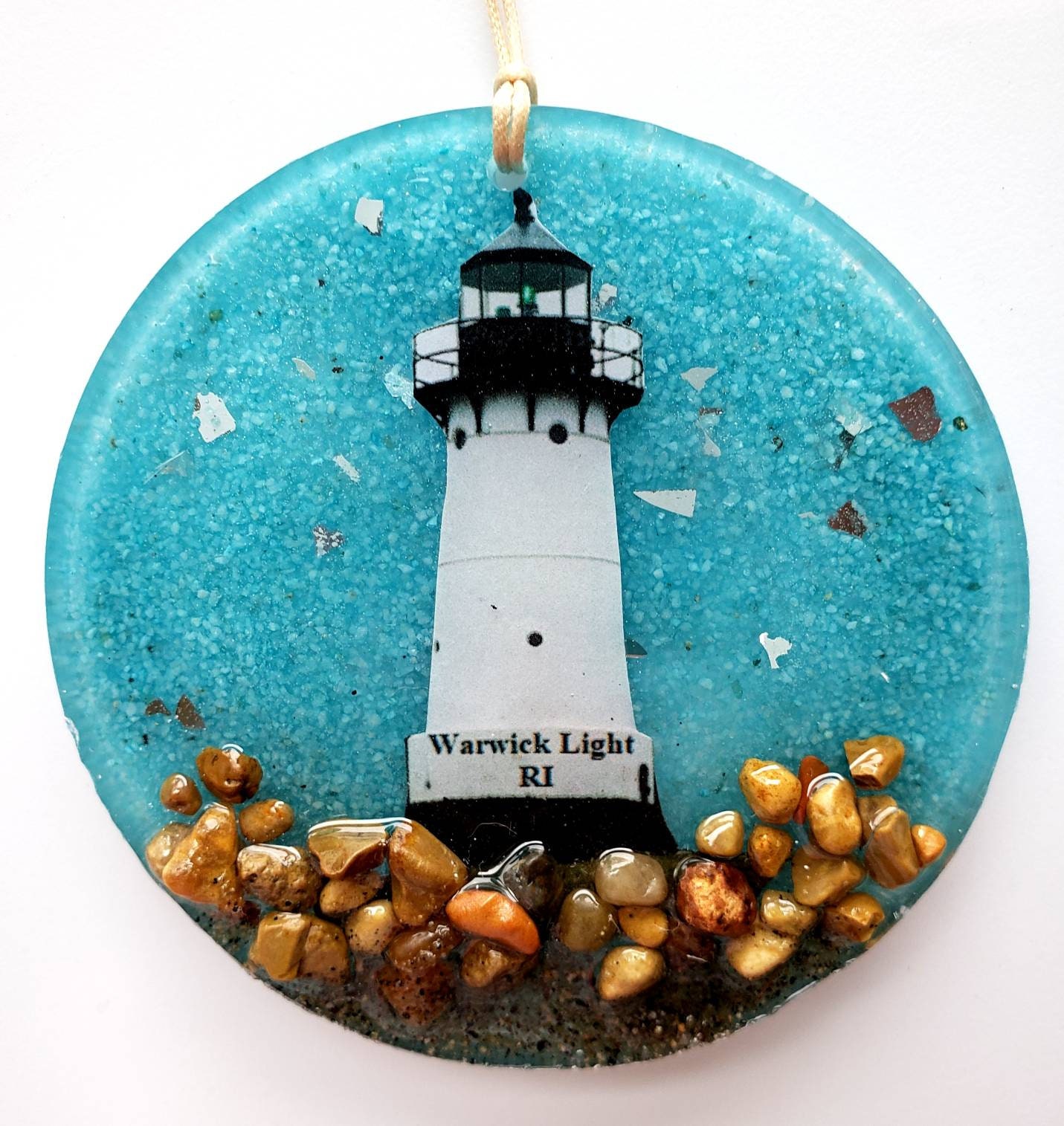 Warwick Neck Lighthouse Suncatcher Ornament Warwick Rhode Island RI - Etsy