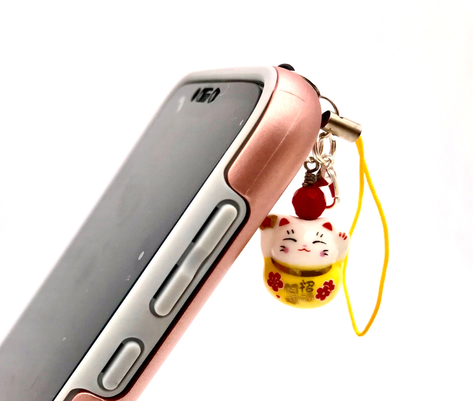 Kawaii Maneki Neko Phone Charm, Lucky Cat Dust Plug - Etsy UK