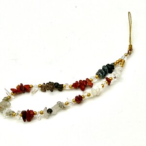 Healing Stone Phone Strap Crystal Phone Strap Gemstone Phone Handle ...