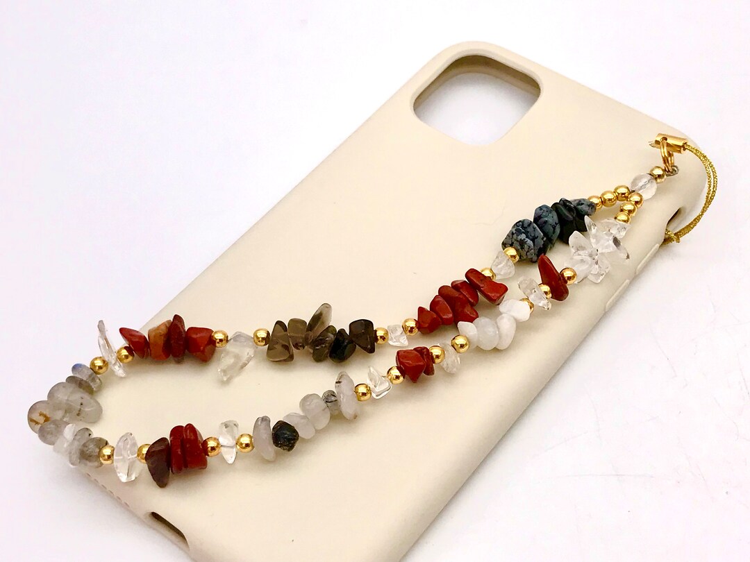 Healing Stone Phone Strap Crystal Phone Strap Gemstone Phone Handle ...