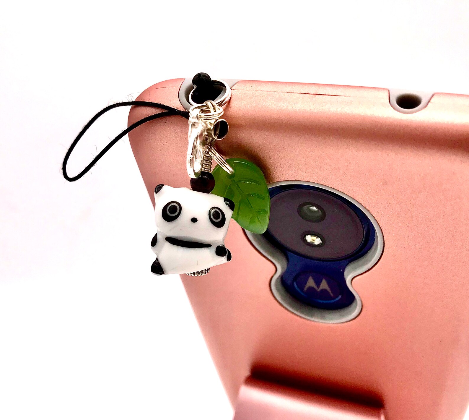 Custom kawaii panda phone charm cute panda phone charm phone | Etsy