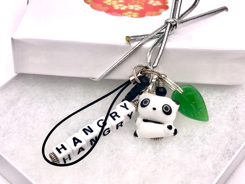 Custom Kawaii Panda Phone Charm Cute Panda Phone Charm Phone | Etsy
