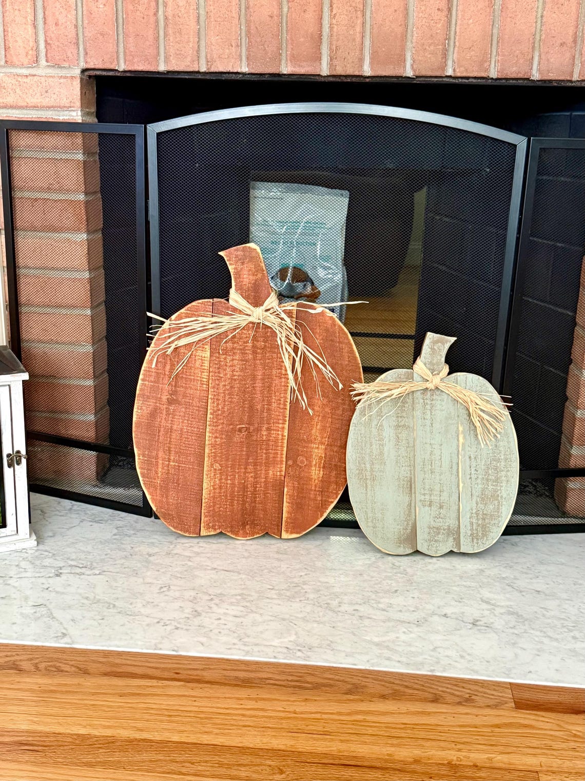 Rustic Cedar Pumpkin Bundle-vintage Fall Porch Decor, Autumn Accents ...