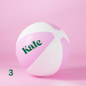 Custom Beach Ball Decals Personalized Labels for Inflatable Beach Balls ...