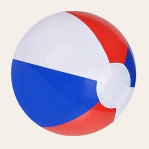 Custom 12 Inch Beach Balls With Personalized Vinyl Label Party Favors ...